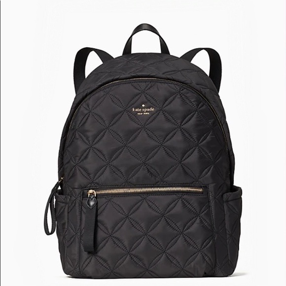 kate spade | Bags | Kate Spade Chelsea Quilted Nylon Large Backpack ...